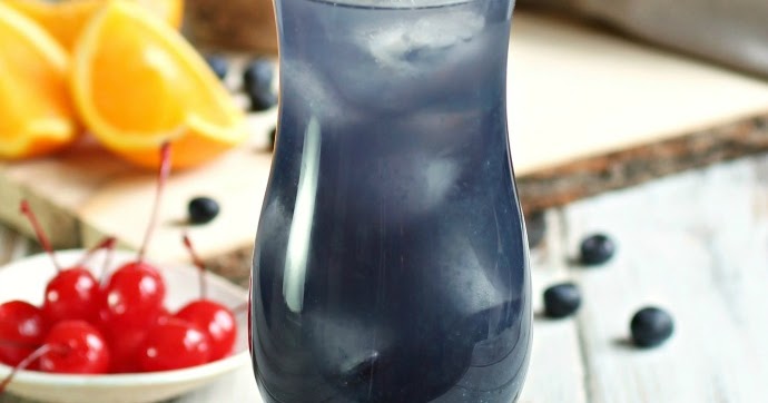 Hungry Couple: Blue Hurricane Cocktail