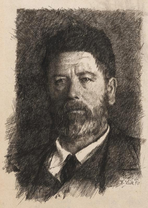 Reading and Art: Wilhelm Leibl