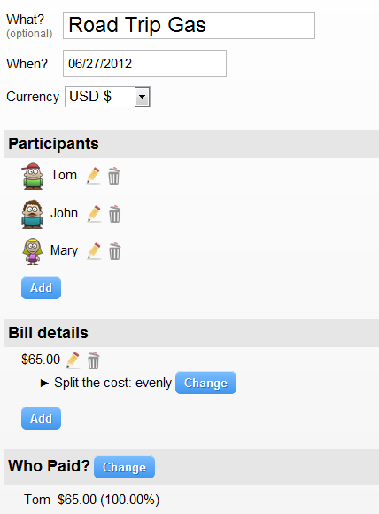 Billsup Blog: Shared bills explained - part 1