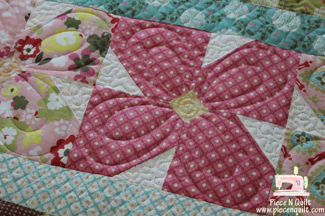 Piece N Quilt: Garden Rows Throw Quilts
