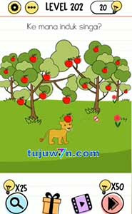 Brain Test : Level 201 202 203 204 205 206 207 208 209 210 Kunci ...