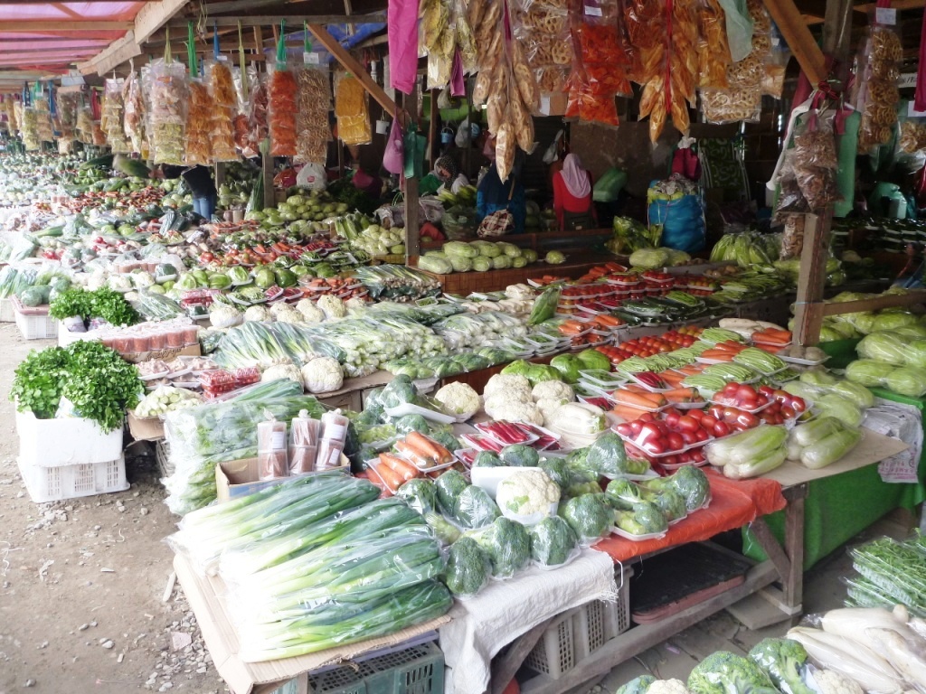 MynameisEiza: PASAR SAYUR KUNDANSAG -SABAH