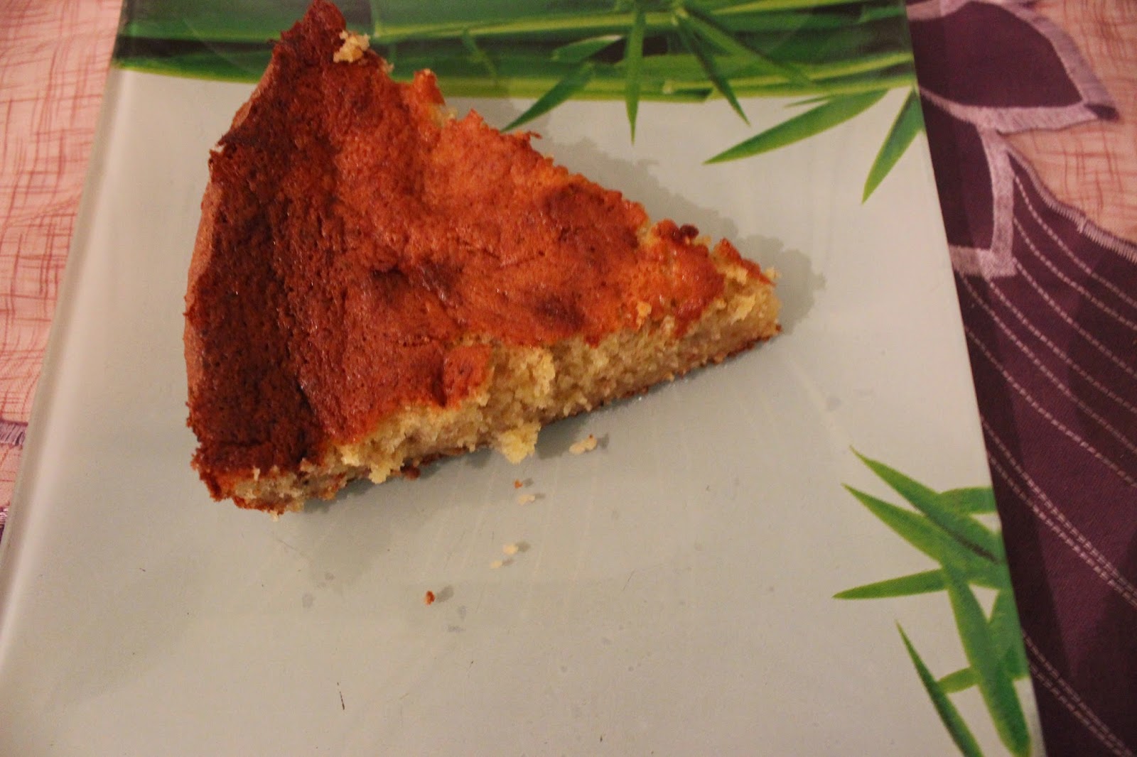 un gâteau de bananes jaunes (plantain) de Zéphyrin.