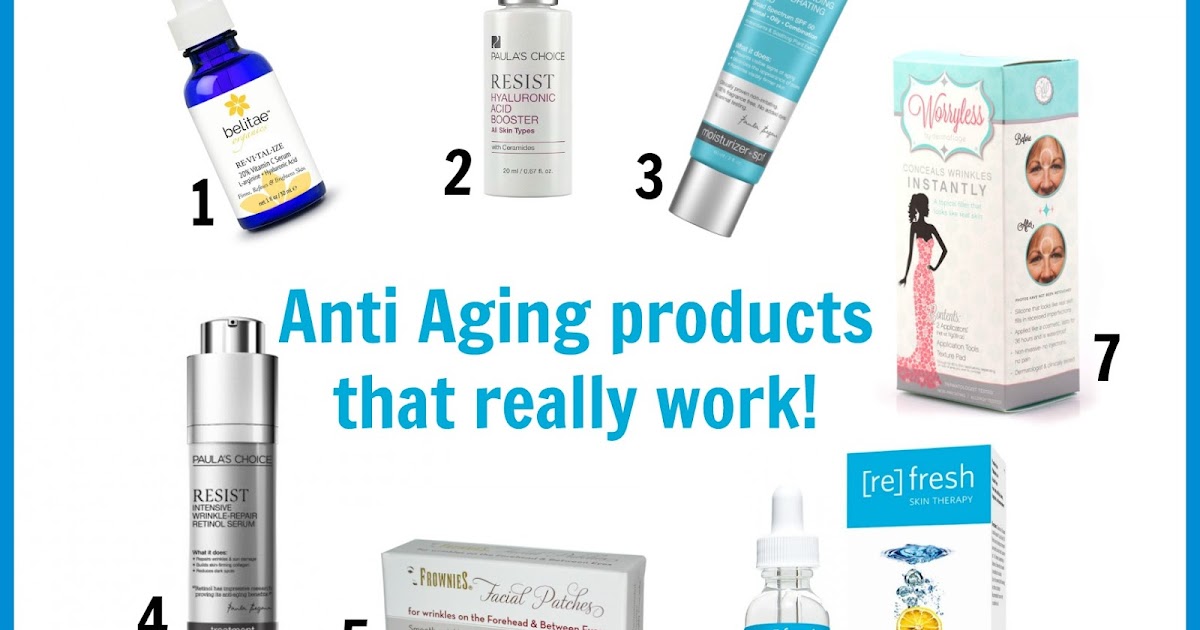 7 Anti Aging products that really work!