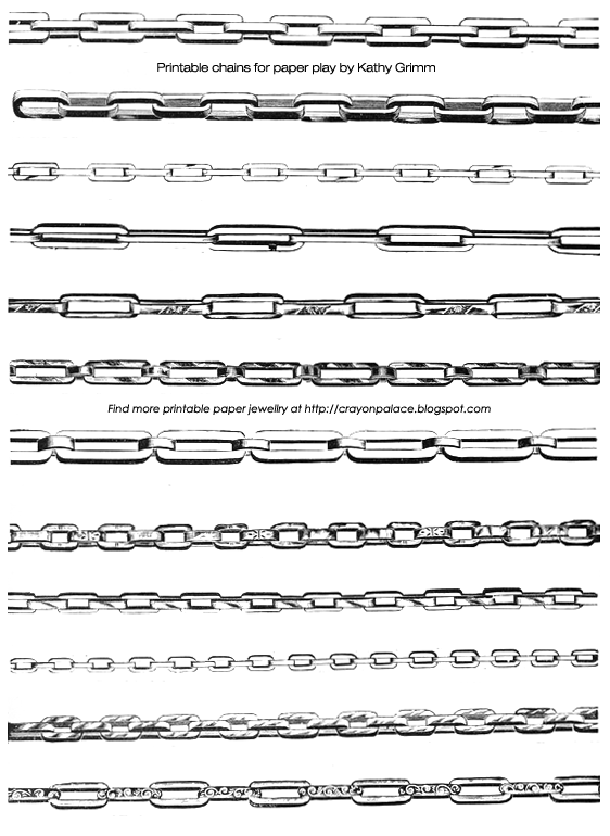 Crayon Palace: Printable Paper Chains
