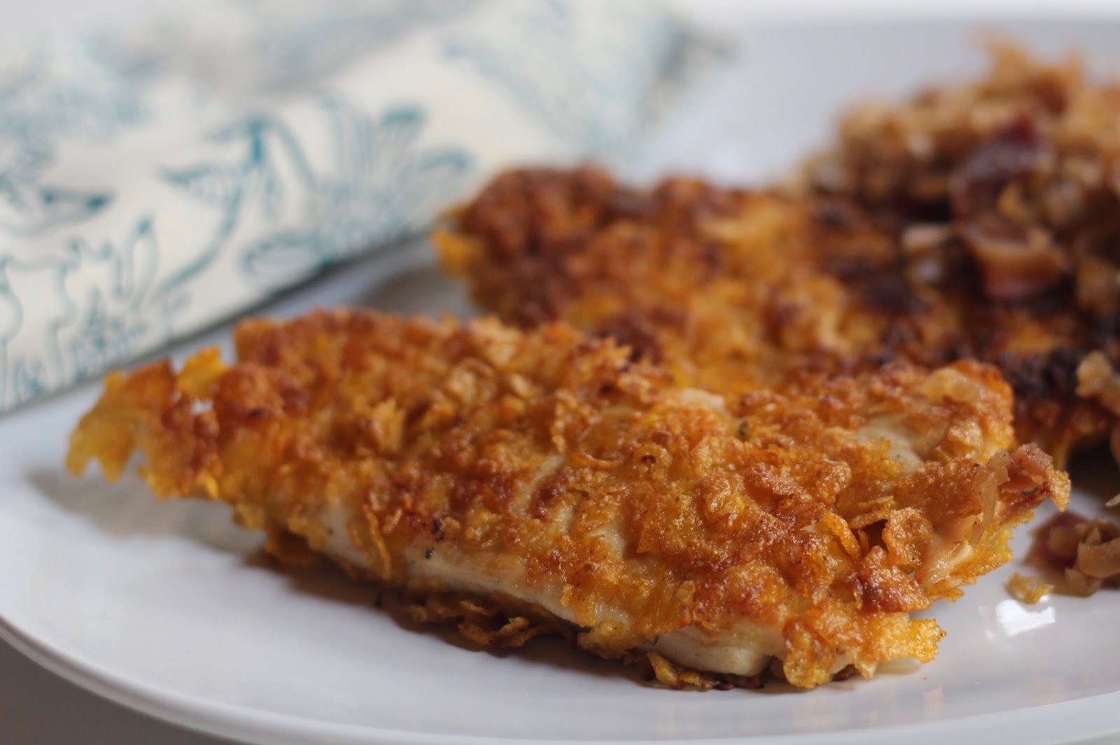 Corn Flakes Chicken Schnitzel with Apple Sauerkraut – Diary of a Mad ...