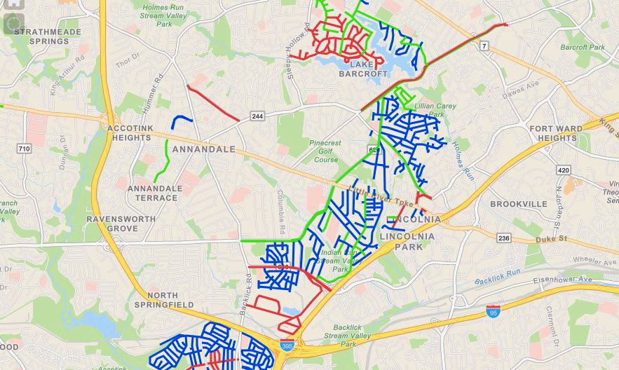 the Annandale Blog: Gallows Road repaving, bike lane striping to start ...