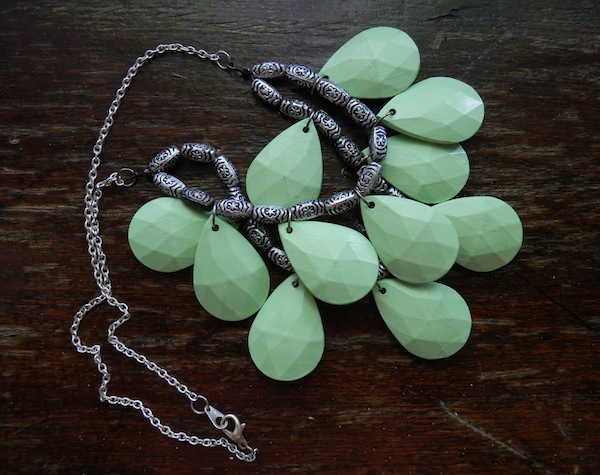 DIY: Teardrop Bead Statement Necklace | Neon Rattail