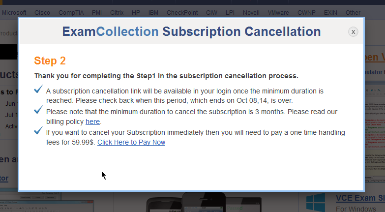 Lessons learned from life ...: ExamCollection - Premium service a scam ...