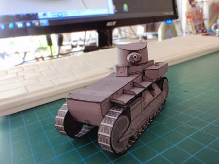 Papercraft - Light Tank T1 Cunningham - Papercraft4u | Free Papercrafts ...