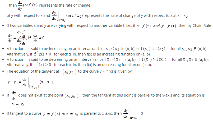 All Maths Formulas for Class 12