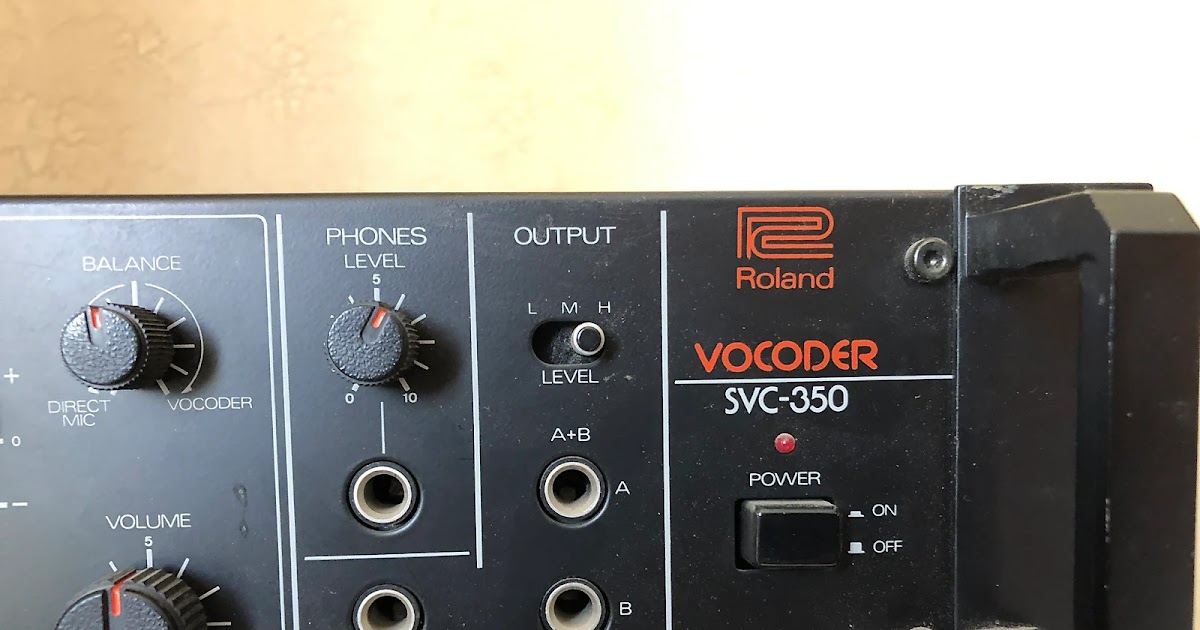 MATRIXSYNTH: Roland SVC-350 Rackmount Analog Vocoder SN 342962