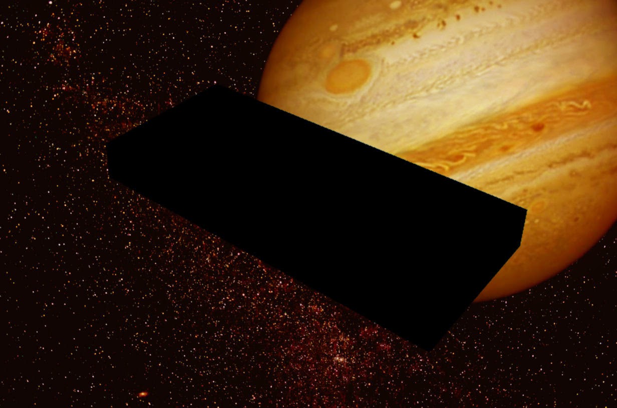 2001 A Space Odyssey Monolith Jupiter