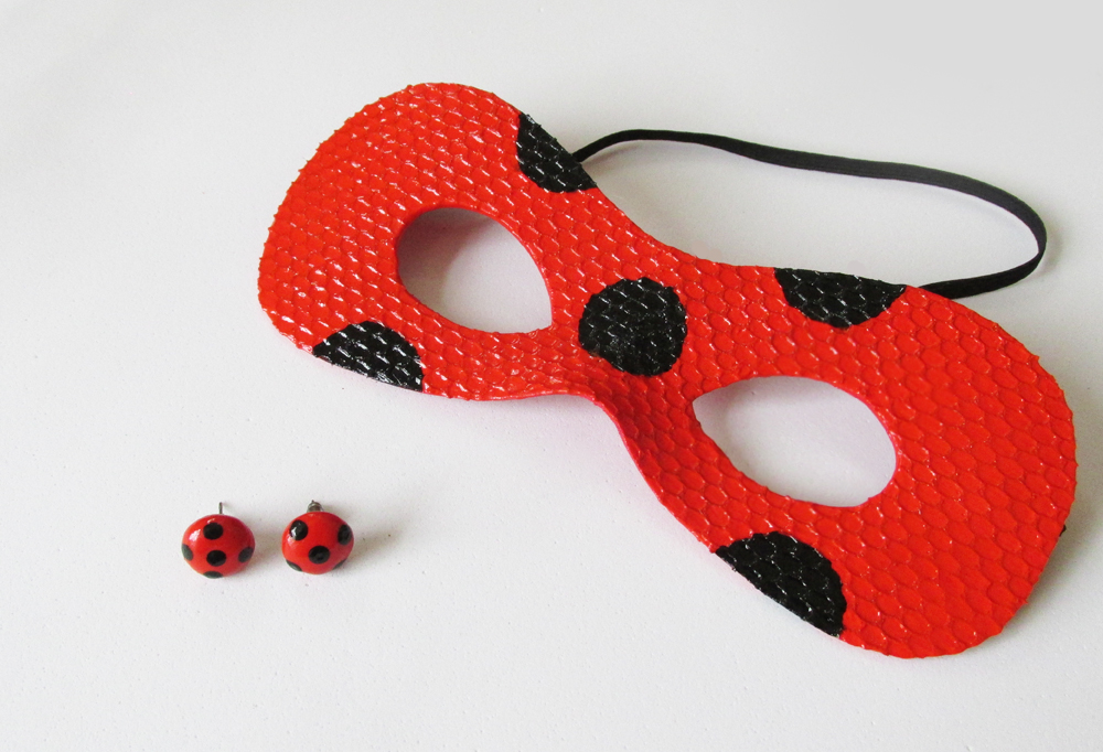 Ideias Personalizadas : DIY: Brincos e Máscara MIRACULOUS LADYBUG
