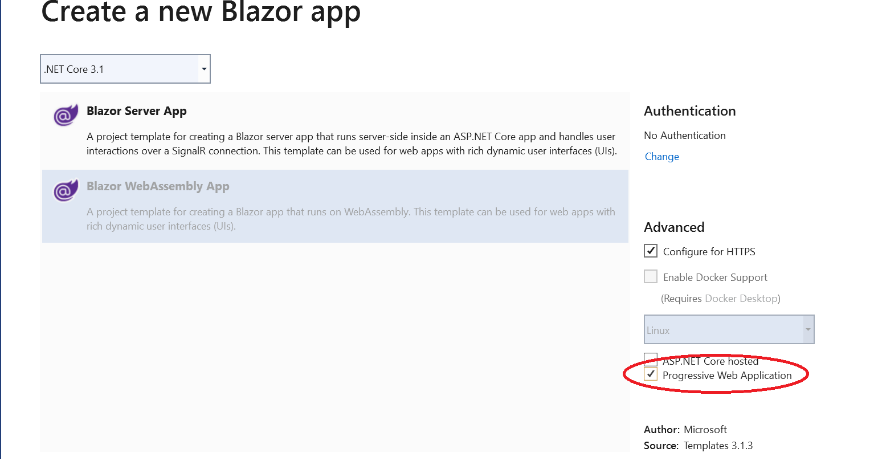 Blazor PWA Blazor PWA