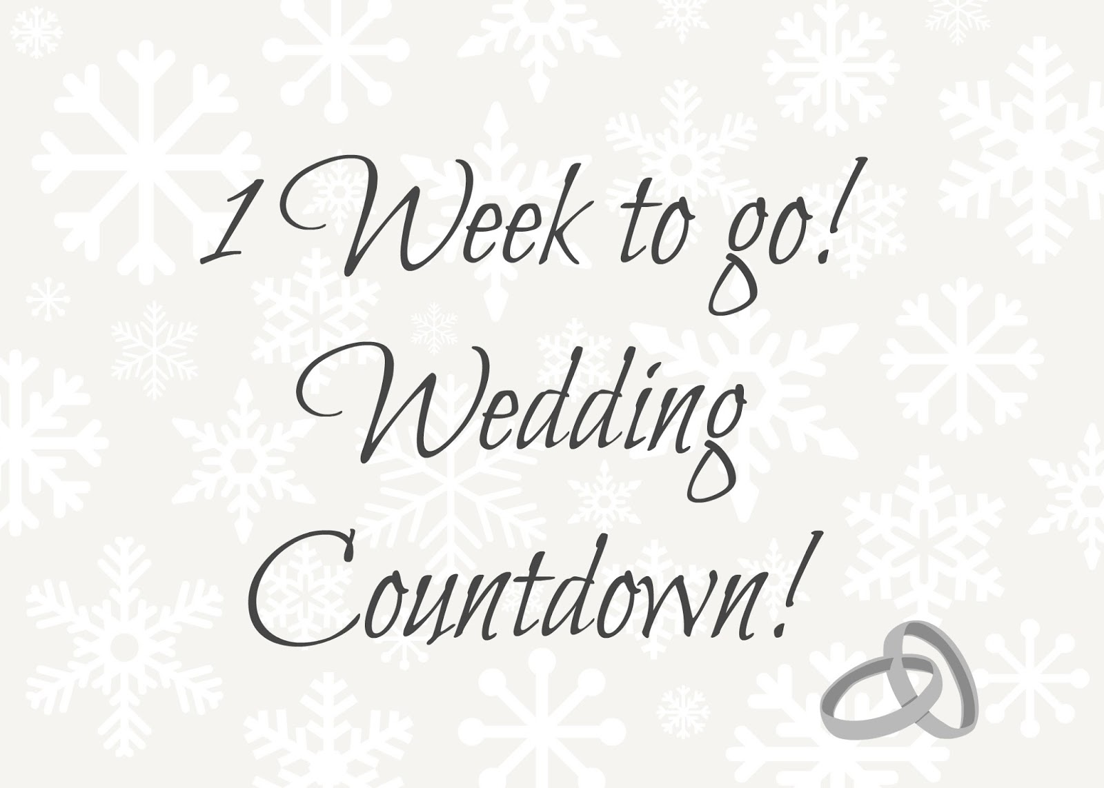 Its Officially Wedding Week