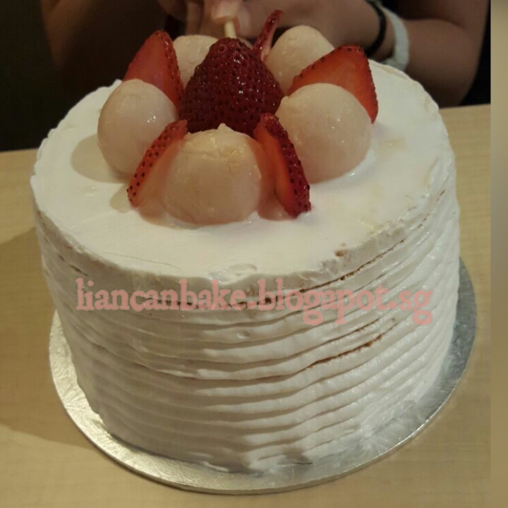 Bake, Eat & Be Happy: Lychee Golden Sponge Cake