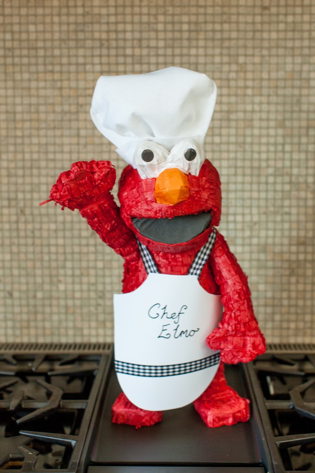 The Party Wall: Chef Elmo Play Kitchen Birthday Party