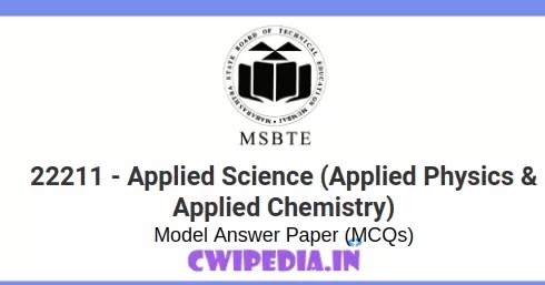 22211 - Applied Science (Applied Physics & Applied Chemistry) Model ...