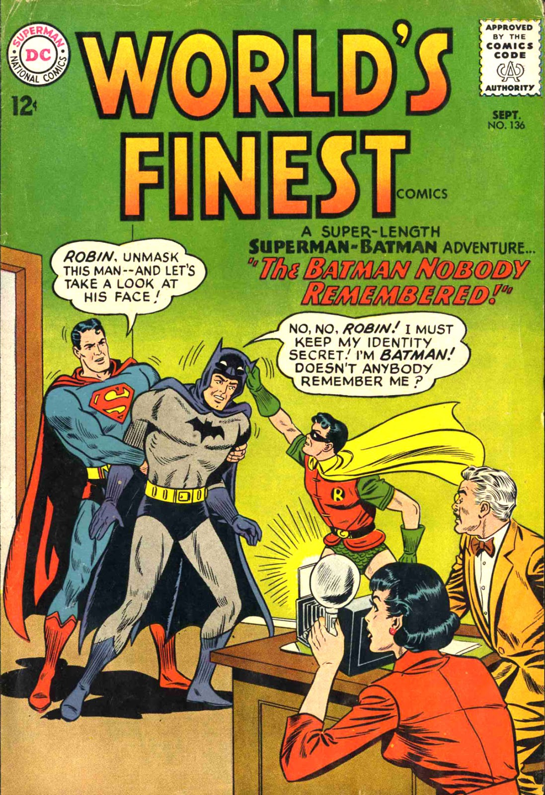The World's Finest Blog: World's Finest # 136, September, 1963