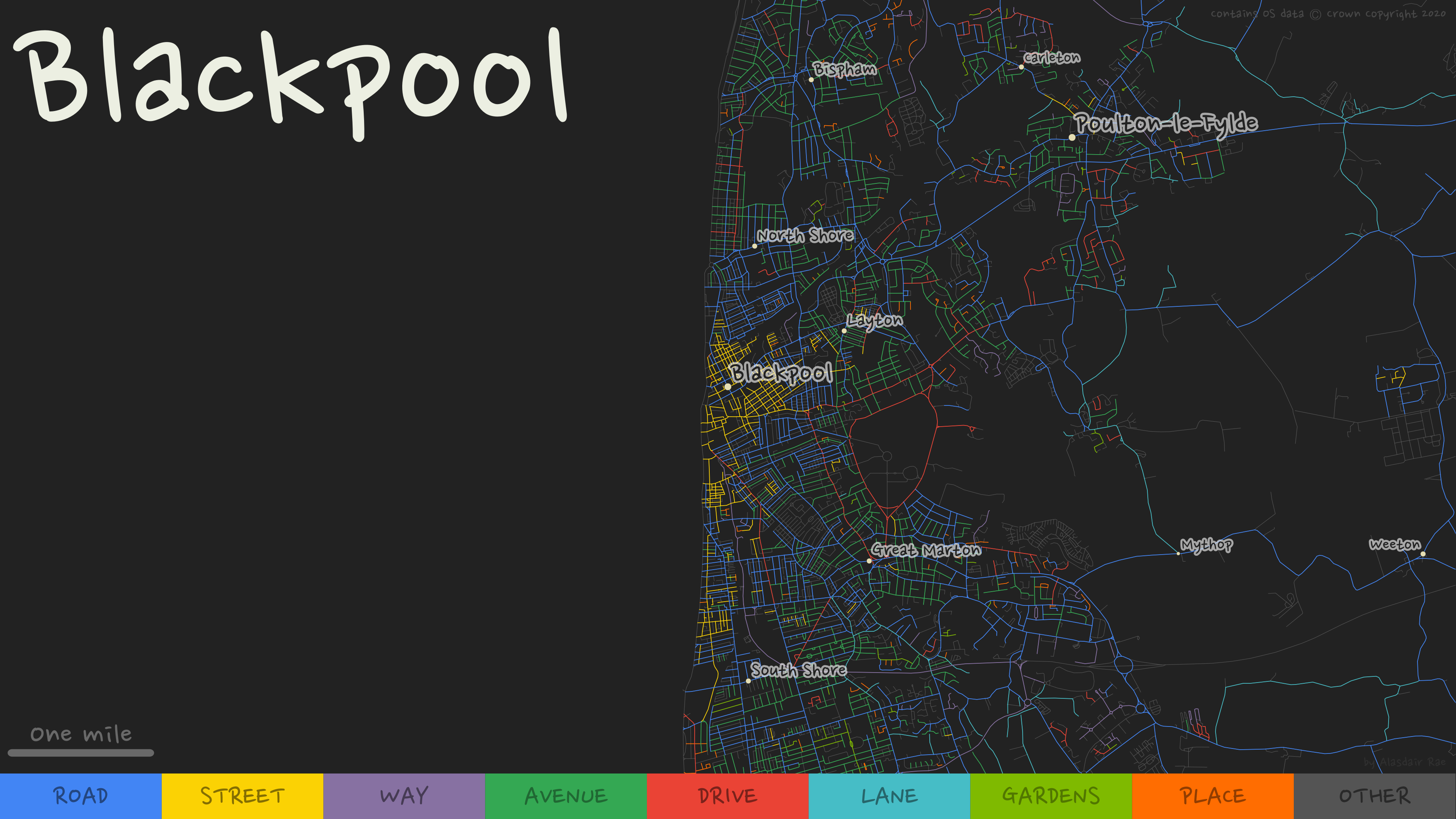 Stats, Maps n Pix: City street patterns