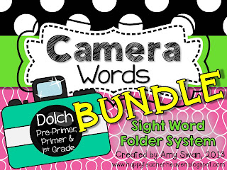 Teaching Blog Round Up: FLASH!! Camera Words system...FREEBIE!