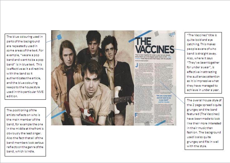 Alex's AS Media Coursework: Double page spread 2