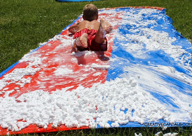 Capital B: Messy is Cool... Fun Slip n' Slide Ideas!
