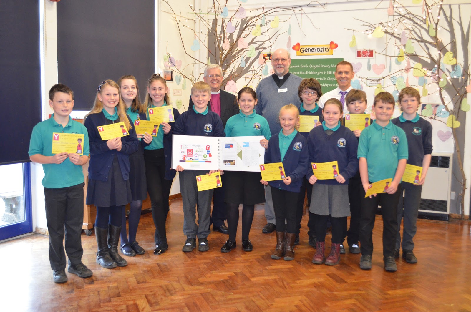 Teesdale Mercury: Staindrop's young leaders impress visiting bishop