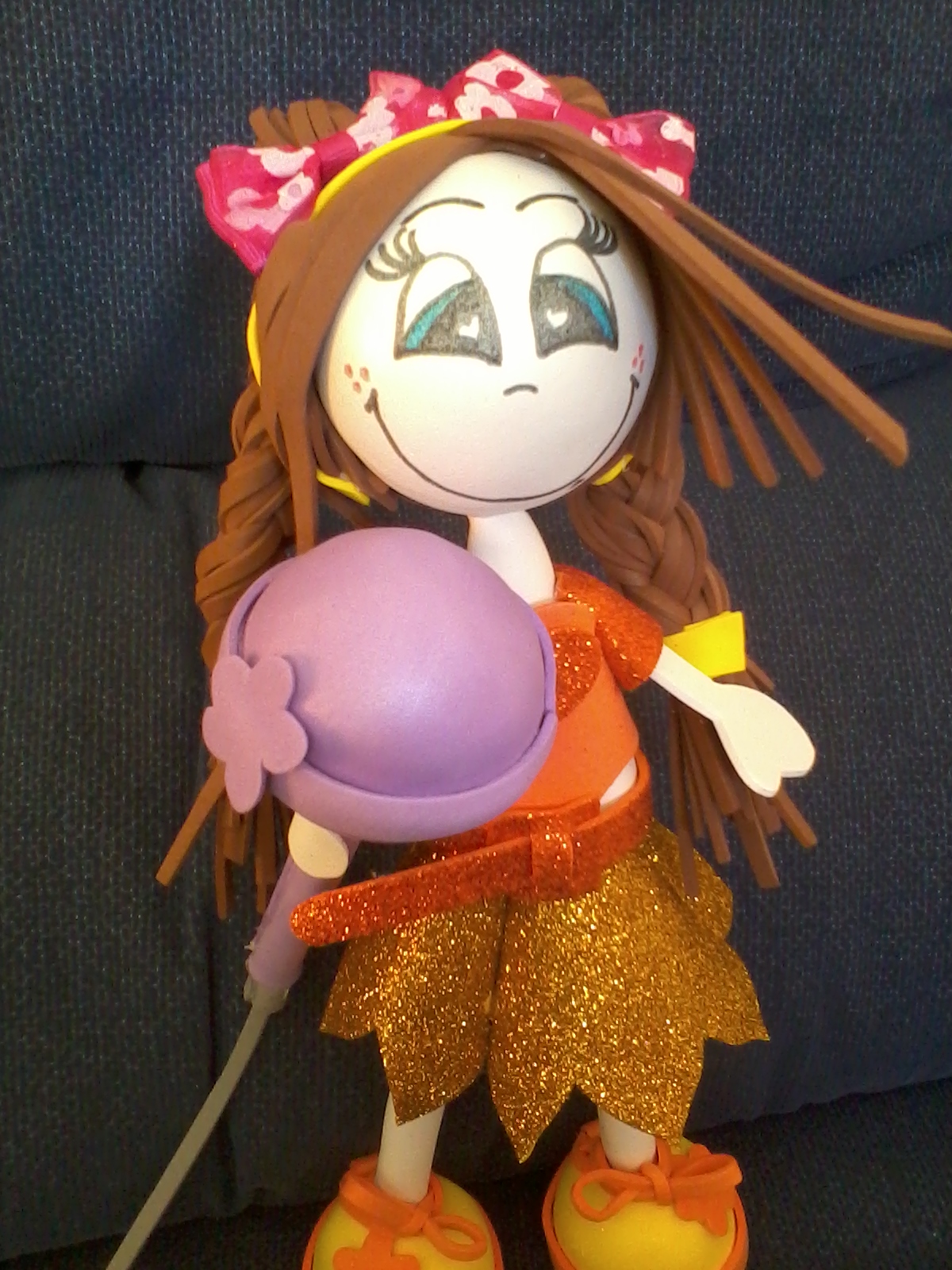 CORES VIVAS: BONECAS em EVA