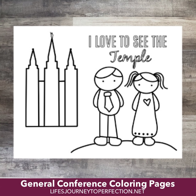 Life's Journey To Perfection: Several General Conference Coloring Pages ...