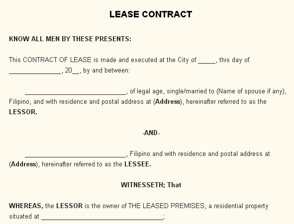 Lease Contract In Tagalog Kontrata Sa Paghiram lease-contract-in-tagalog-kontrata-sa-paghiram