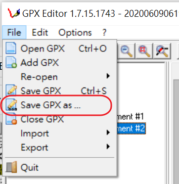 朱式幸福: 使用GPX Editor 編修 GPX 檔