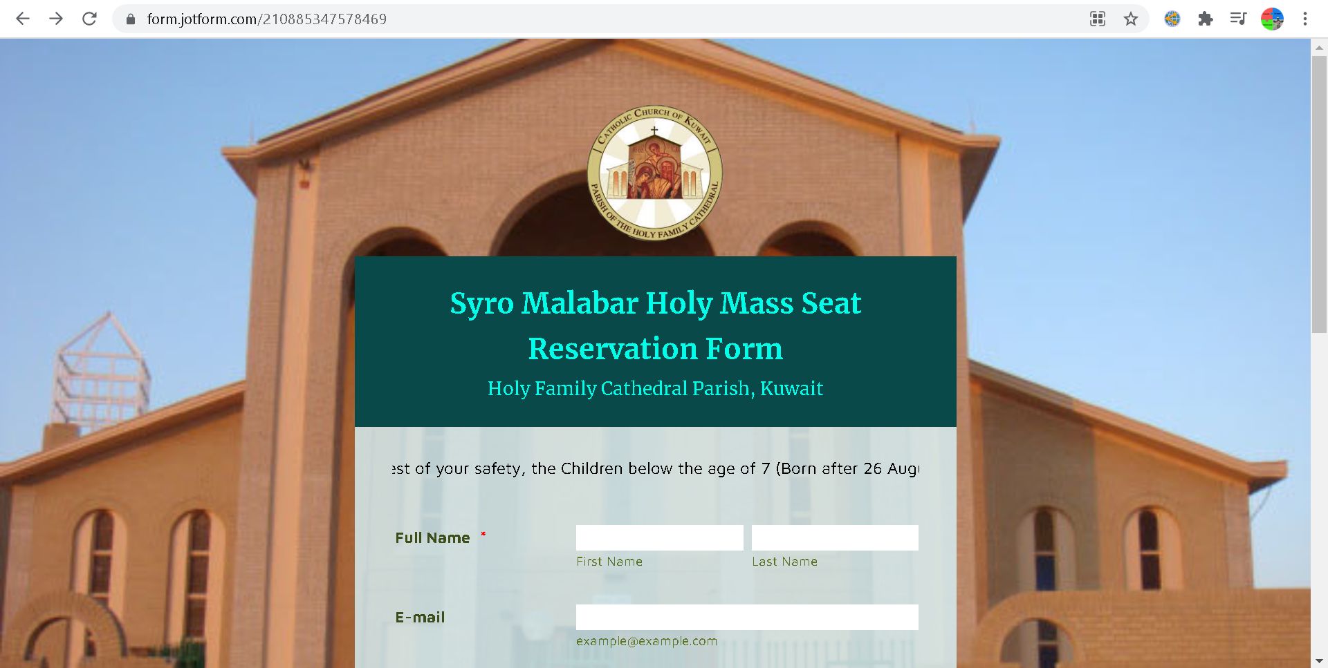 Christianity in Kuwait - Catholic 2021