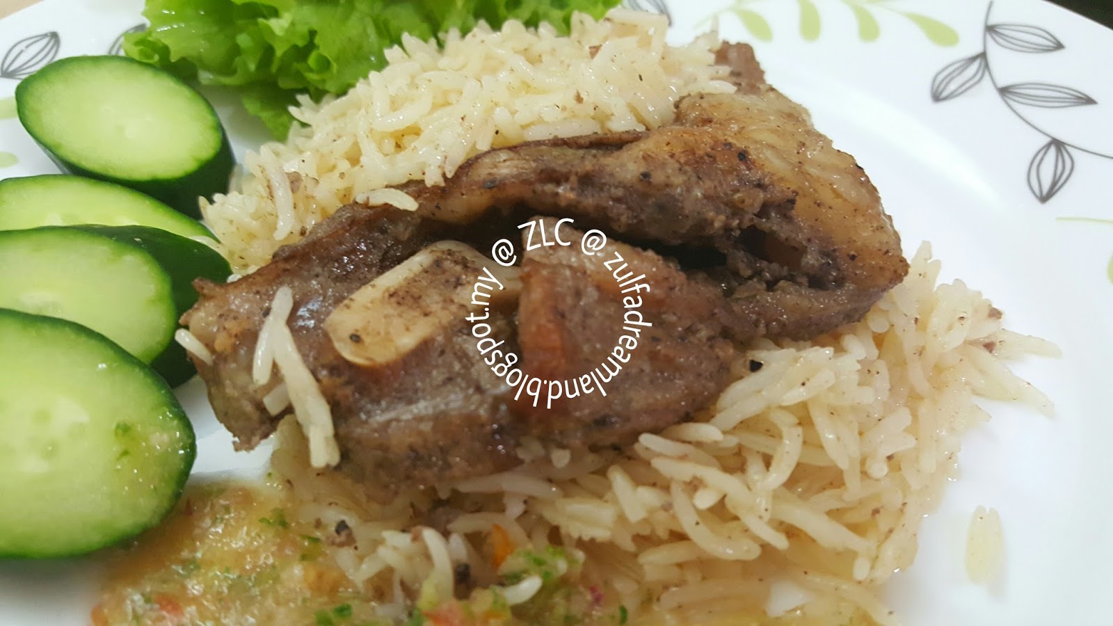 ZULFAZA LOVES COOKING: OUZI LAHMA (LAMB OUZI)