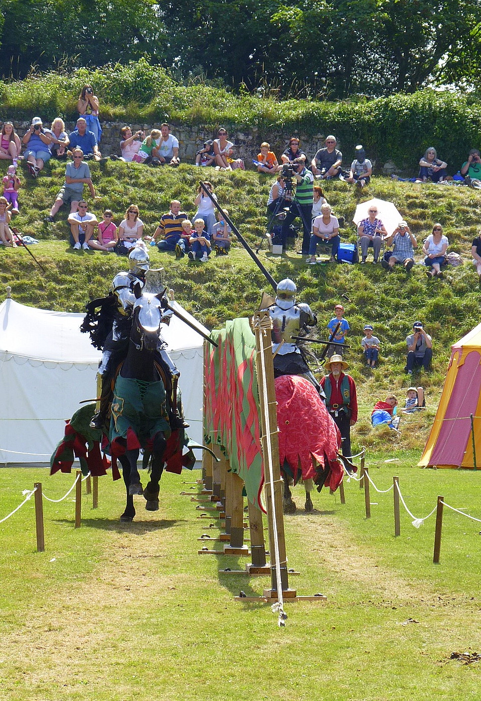 Birding For Pleasure: Jousting At Carisbrooke Castle