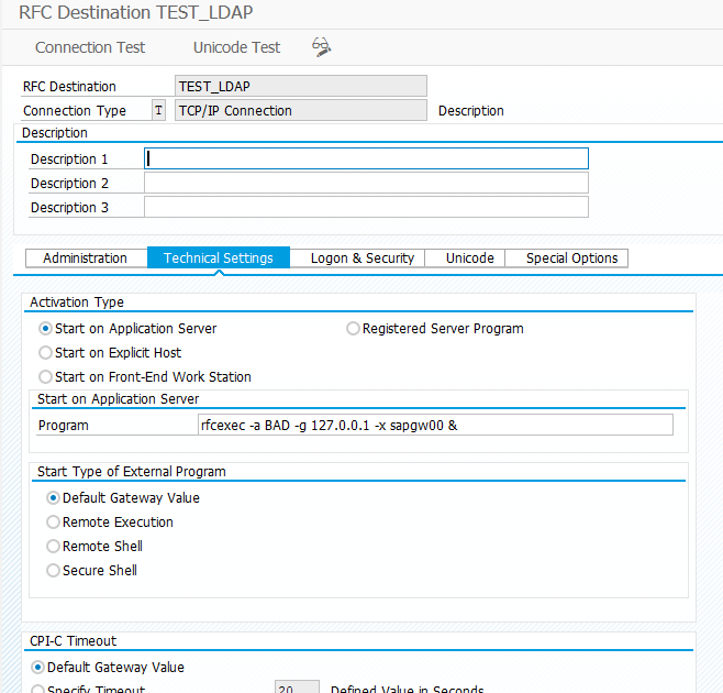 SAP ABAP Central: RFC Gateway security, part 5 – ACLs and the RFC ...