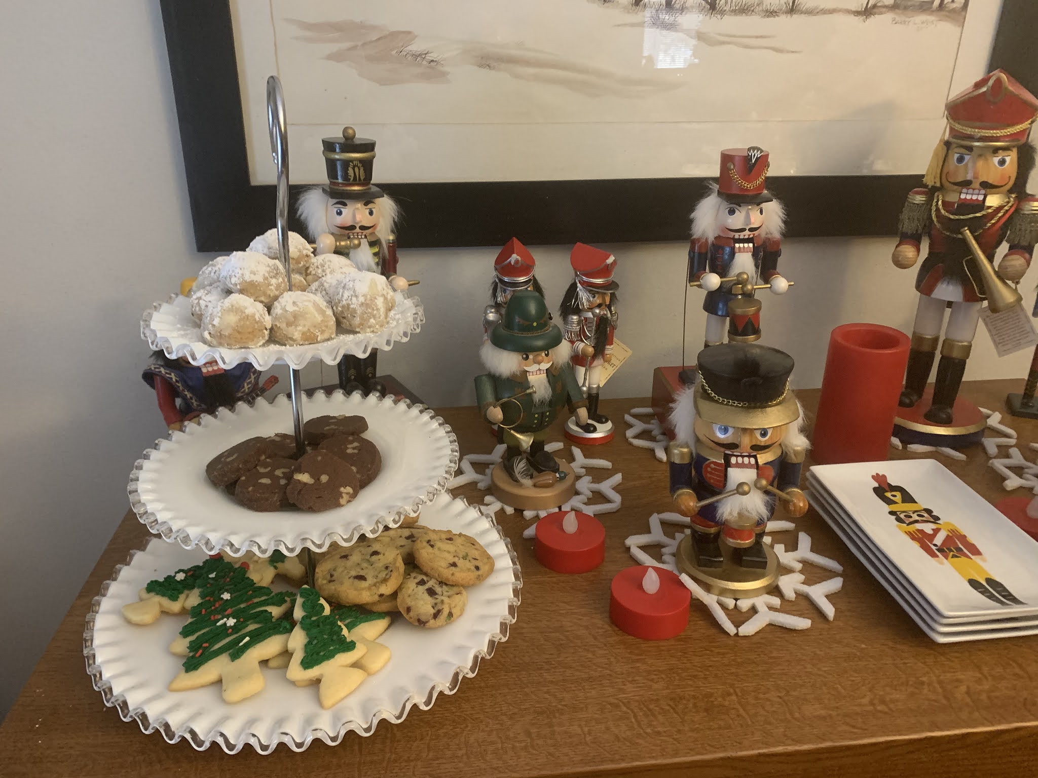 Cooking with Barry & Meta: Chocolate Walnut Shortbread Ice Box Cookies