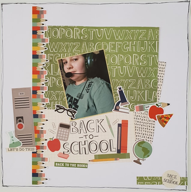 Adventures of a Dyspraxic Organised Scrapper: Scrapping School Memories ...