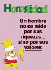 LOS VALORES: El valor de la honestidad