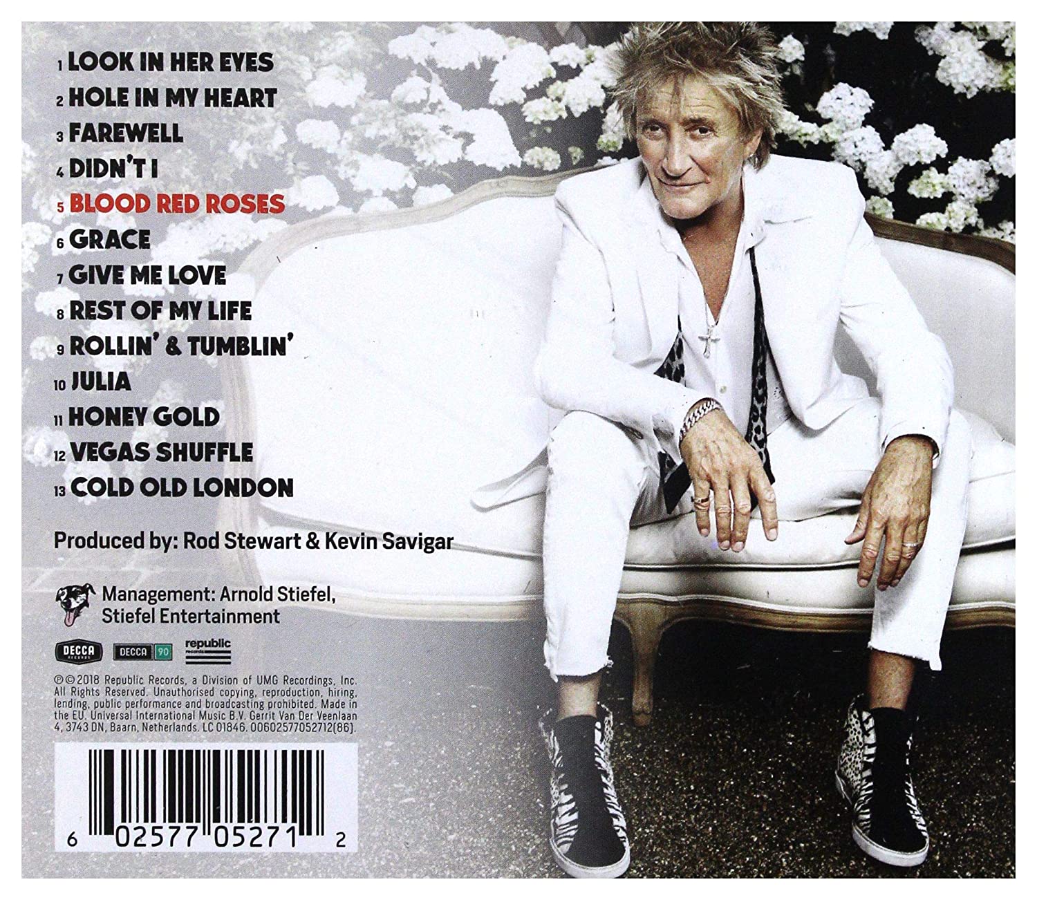Classic Rock Covers Database: Rod Stewart - Blood Red Roses - Released ...
