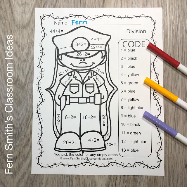 What a Fun Way to Practice Dividing by 2 and 4! - Fern Smith's ...