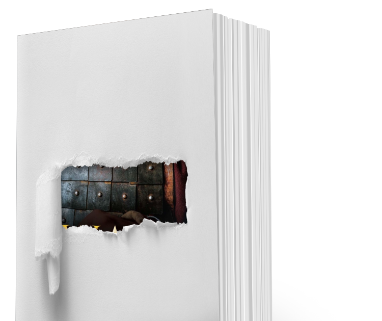 Book small reveal mockup