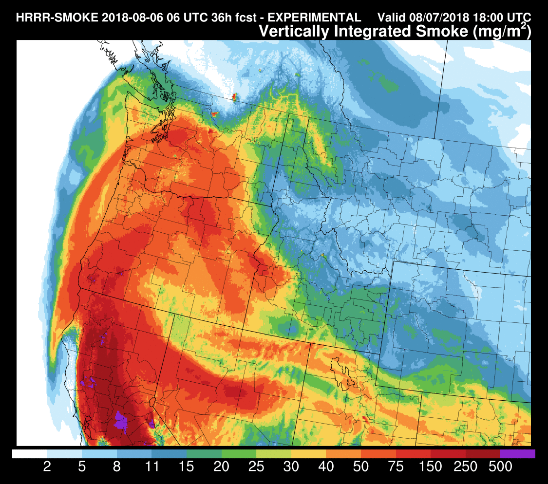 Cliff Mass Weather Blog: Warmer Weather and More Smoke Ahead