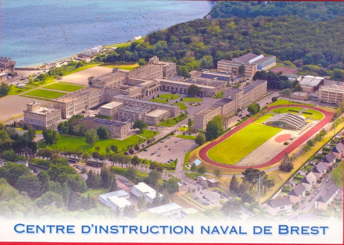 LA MARCOPHILIE NAVALE: Centre Instruction navale et Lycée naval Brest Finistère Bretagne 50 ans