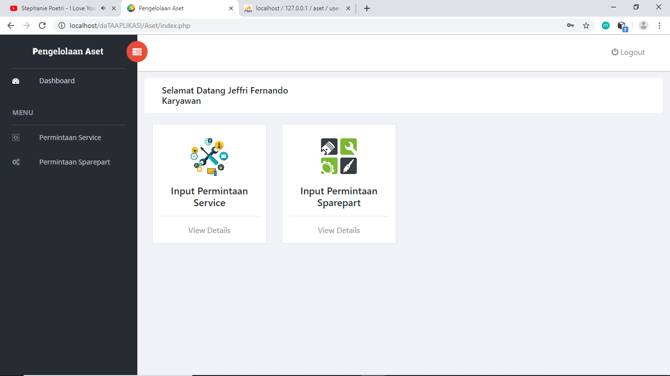Aplikasi Sistem Informasi Manajemen Aset Php Mysql Bootstrap Full Sourcode 9301