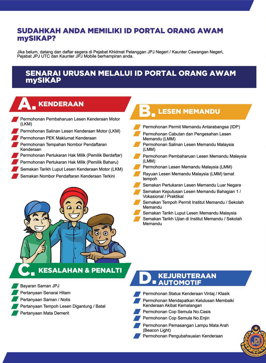 上网注册JPJ mySIKAP的方法和好处