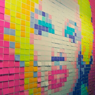 POST IT NOTE MURAL