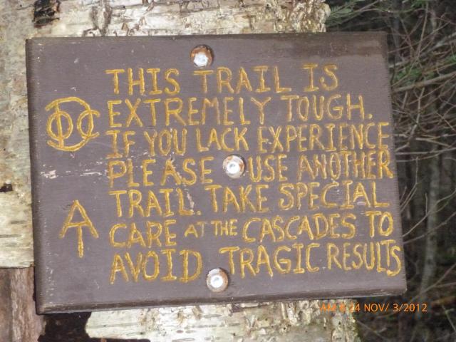 My Favorite Trail Warning Signs : r/AppalachianTrail