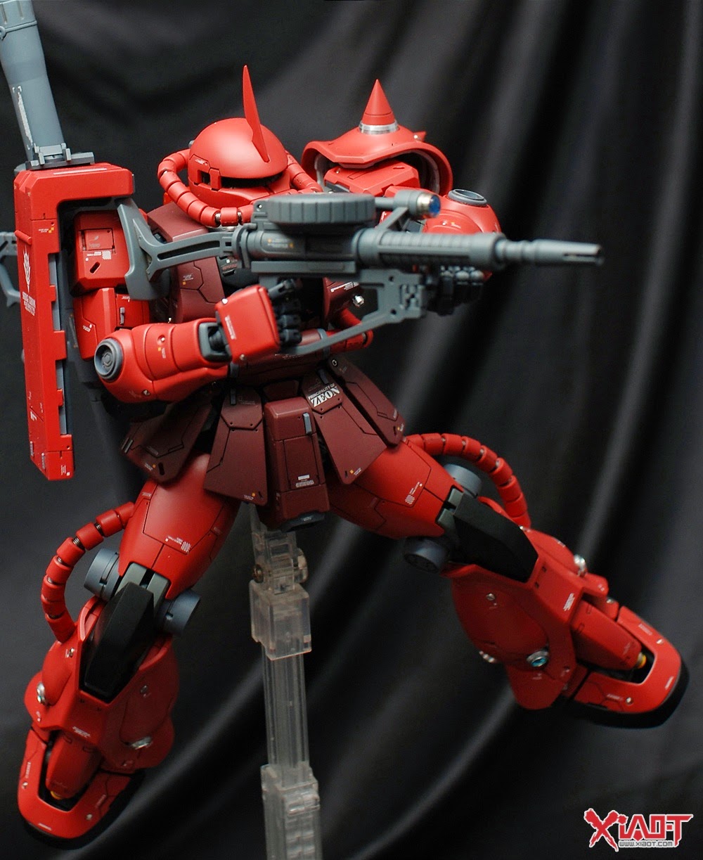 Custom Build: MG 1/100 Char's Zaku II "Detailed" 35th Anniversary ...
